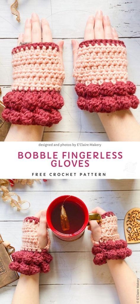 Cute and Colorful Crochet Mittens - Pattern Center