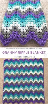 Granny Ripple Blanket Ideas - Free Patterns - Pattern Center