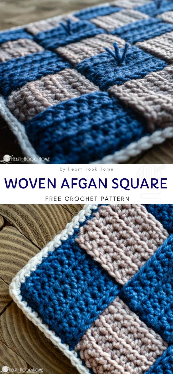 35 Free Crochet Afghan Square Patterns