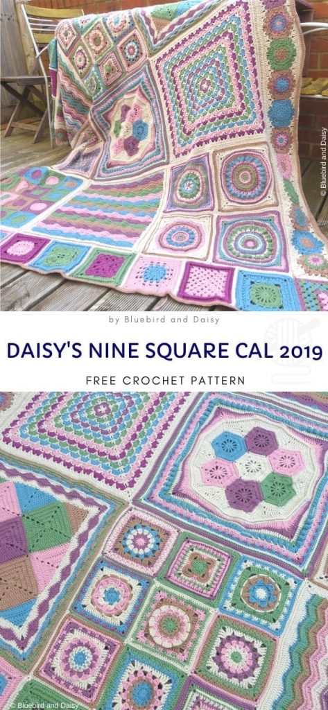 Fantastic And Beautiful Crochet Blanket CALs - Pattern Center