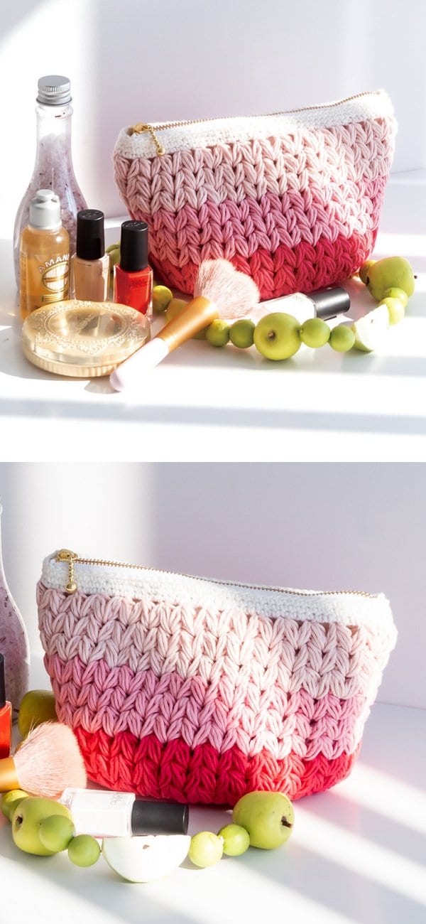 39 Easy & Versatile Crochet Pouches to Organize Your Stuff