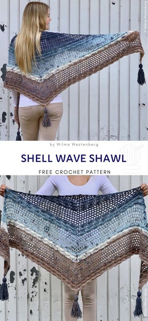 Beautiful And Cosy Crochet Shawls - Pattern Center