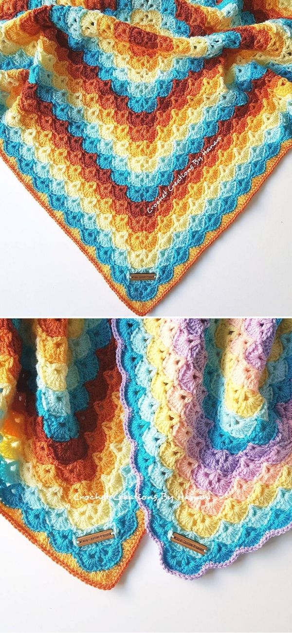 Beautiful Shells Baby Blanket - Free Pattern and Ideas - Pattern Center