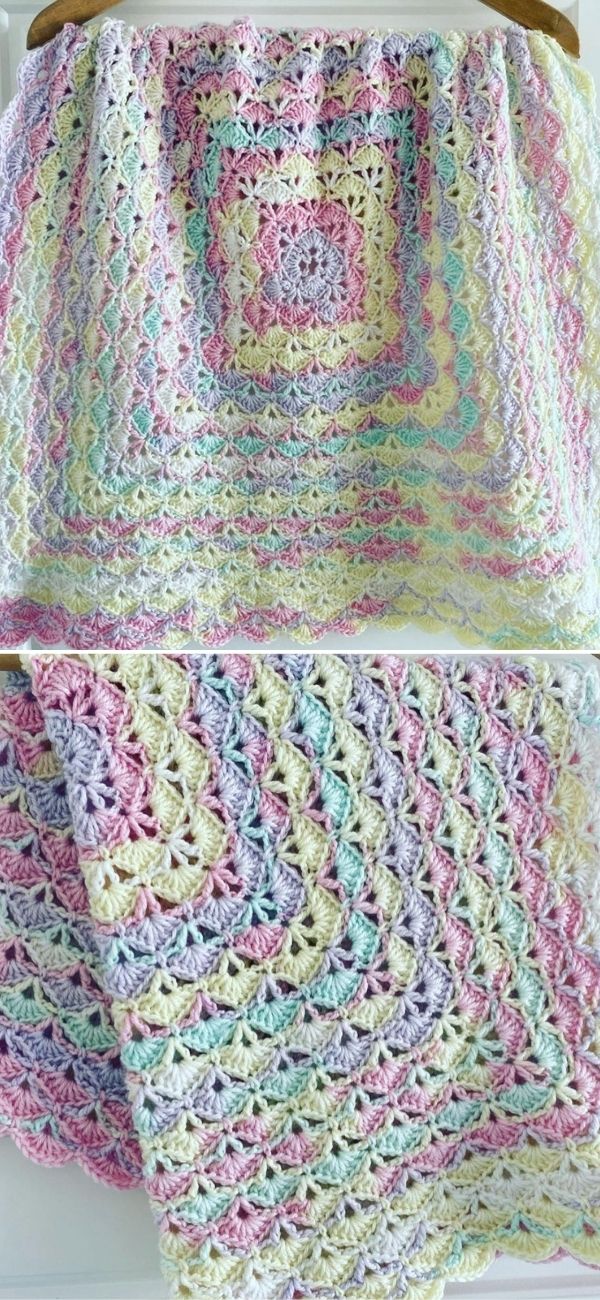 Beautiful Shells Baby Blanket - Free Pattern and Ideas - Pattern Center