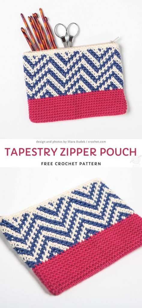 39 Easy & Versatile Crochet Pouches to Organize Your Stuff