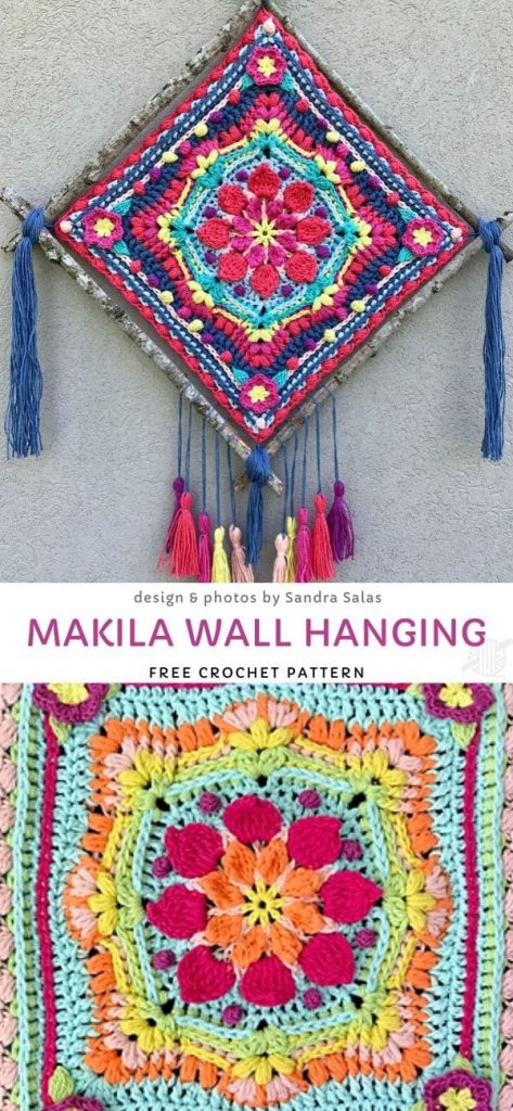 28 Stunning Boho Crochet Wall Hanging Patterns for Home Decor