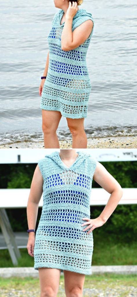 20 Beautiful Beach Crochet Cover Up Patterns - Pattern Center