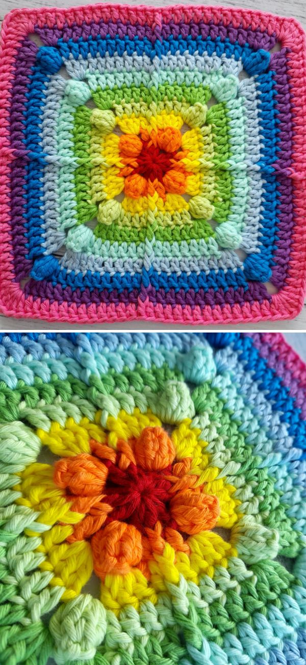 Stunning And Simple Lacy Squares - Pattern Center