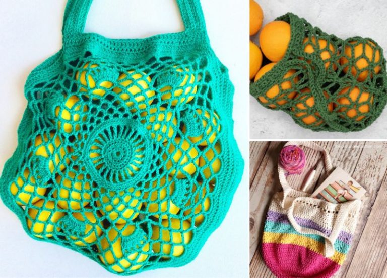 50+ Free Crochet Market Bag Patterns for Everyday Use in 2025