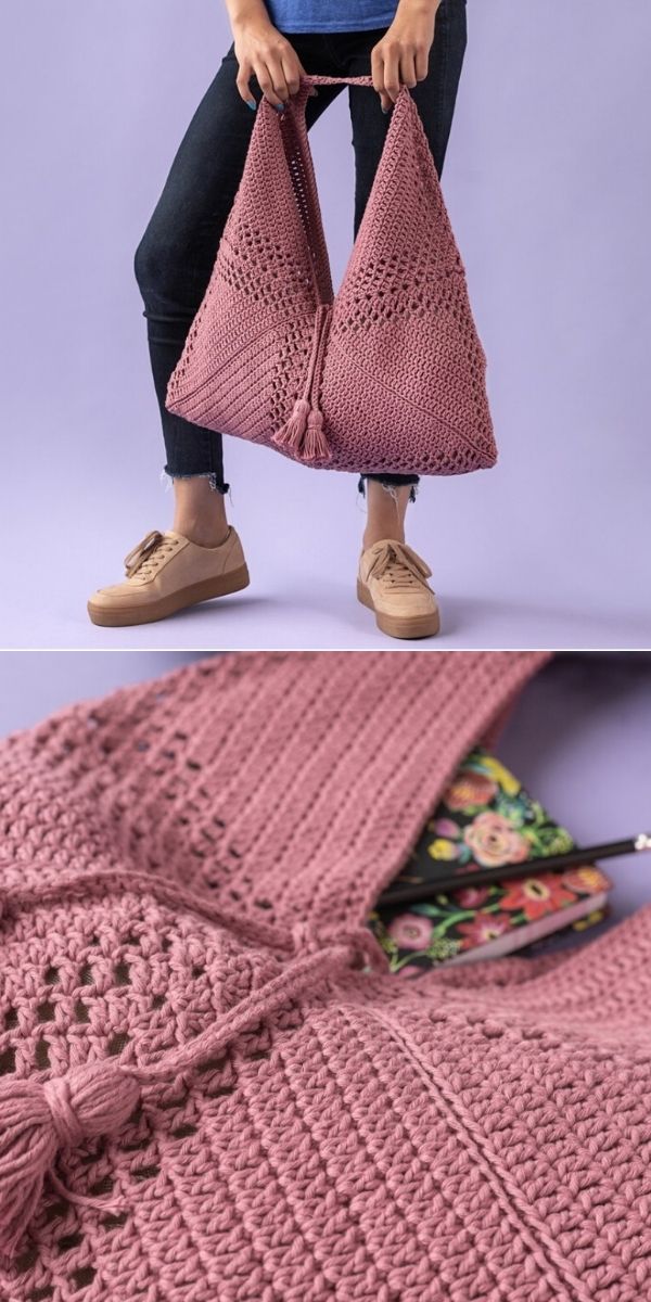 Versatile Light Crochet Bento Bags - Pattern Center