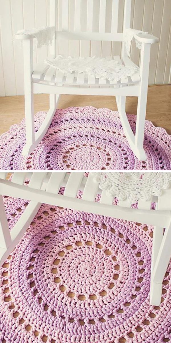 Beautiful Comfortable Crochet Rugs - Pattern Center