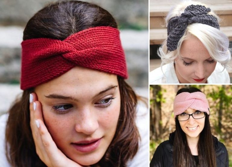 Beautiful Knitted Headband Ideas - Pattern Center