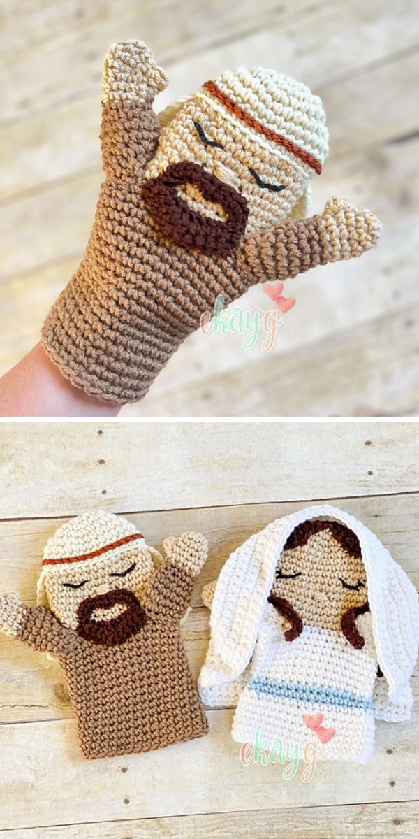 Adorable Crochet Hand Puppets - Pattern Center