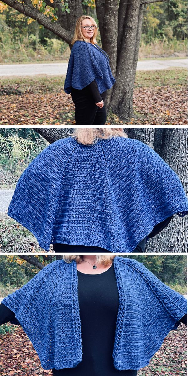 Lovely Cozy Crochet Cowl Capes - Pattern Center