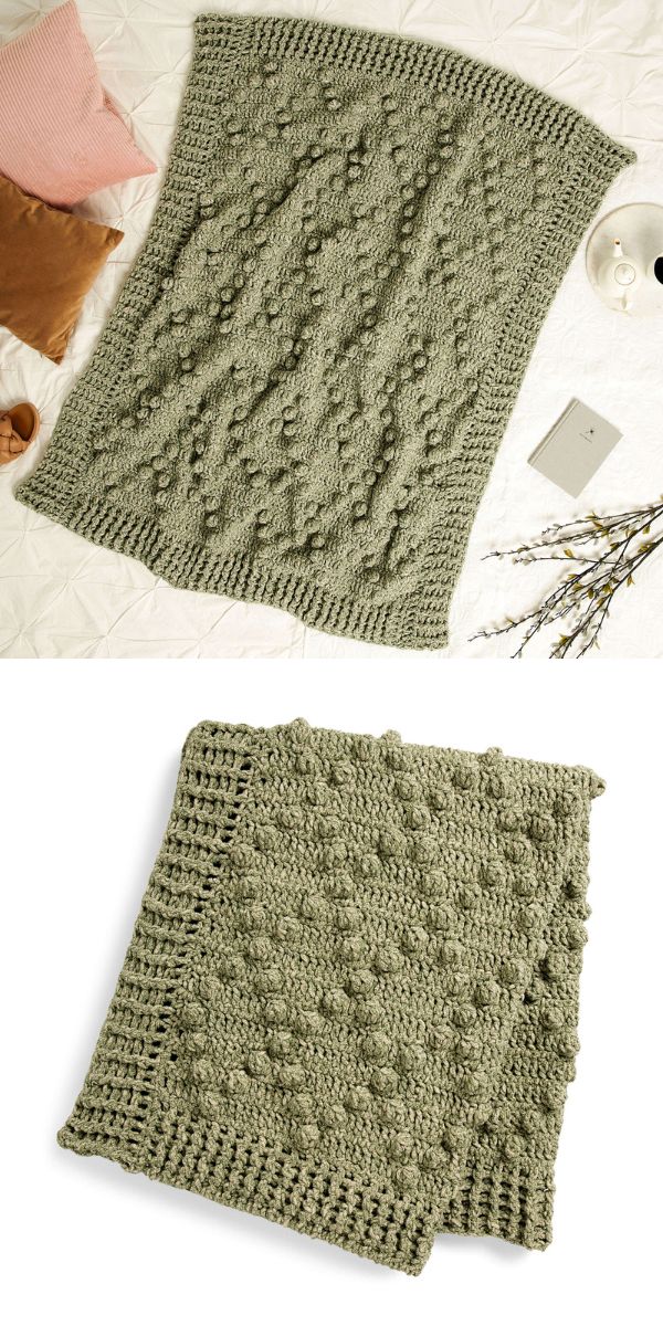 31 Original Textured Crochet Throws - Pattern Center
