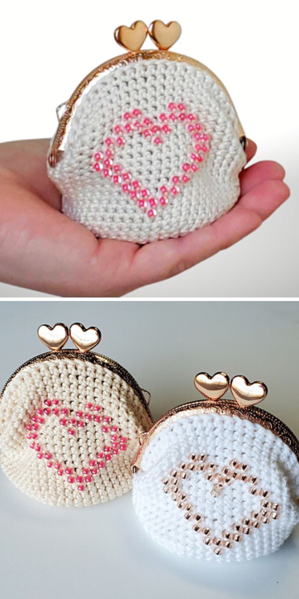 Adorable Easy Amigurumi Coin Purses - Pattern Center