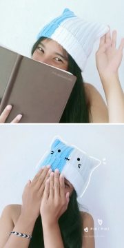 How to Crochet Cat Hat - Free Patterns