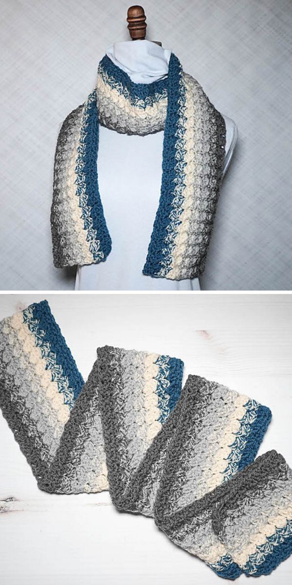 11 Easy Mindless Crochet Scarf Patterns