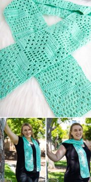 11 Easy Mindless Crochet Scarf Patterns