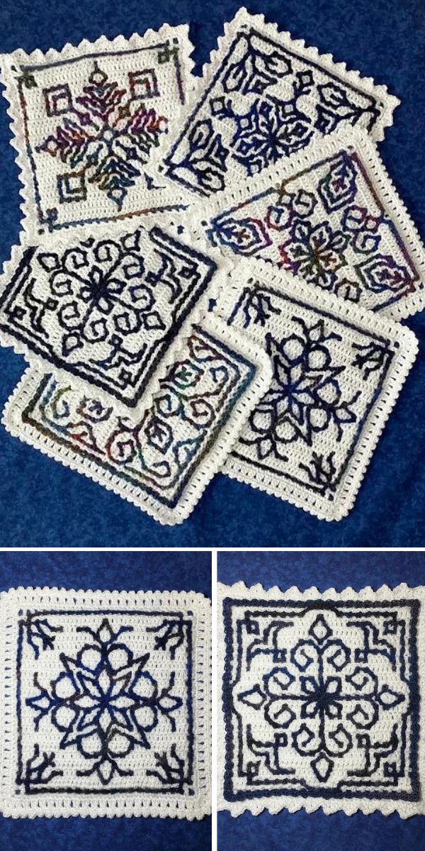 Tapestry Afghan Crochet Squares - Pattern Center