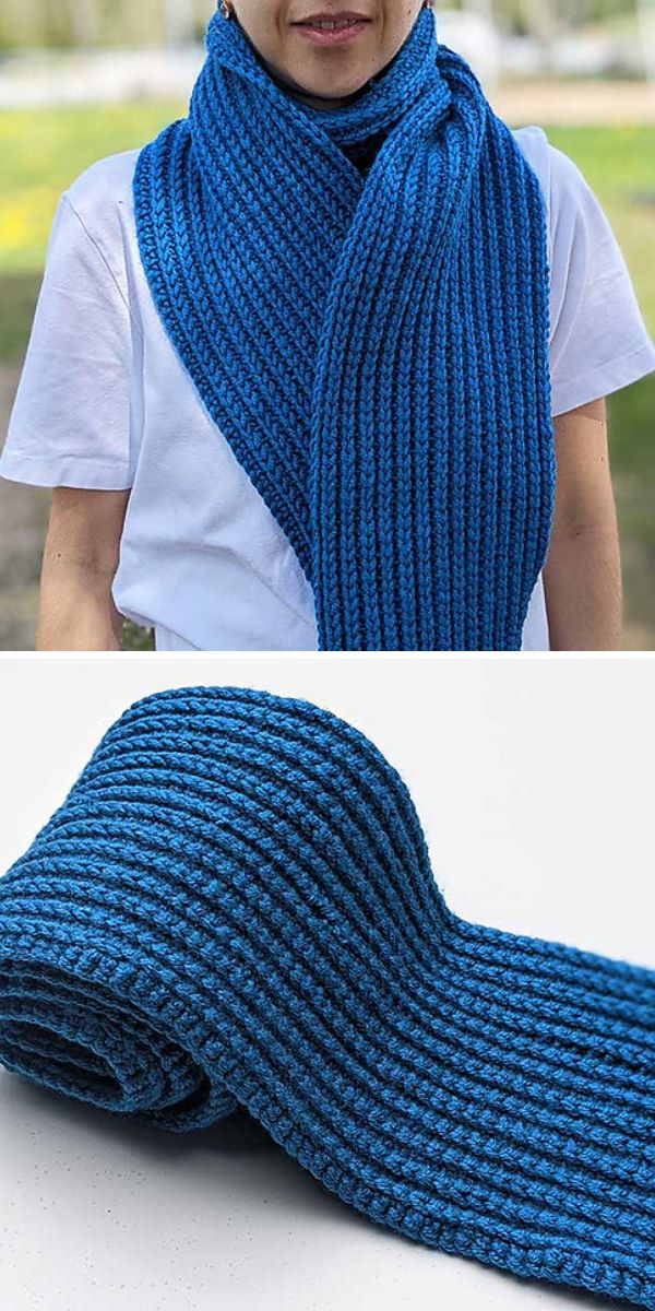 11 Easy Mindless Crochet Scarf Patterns