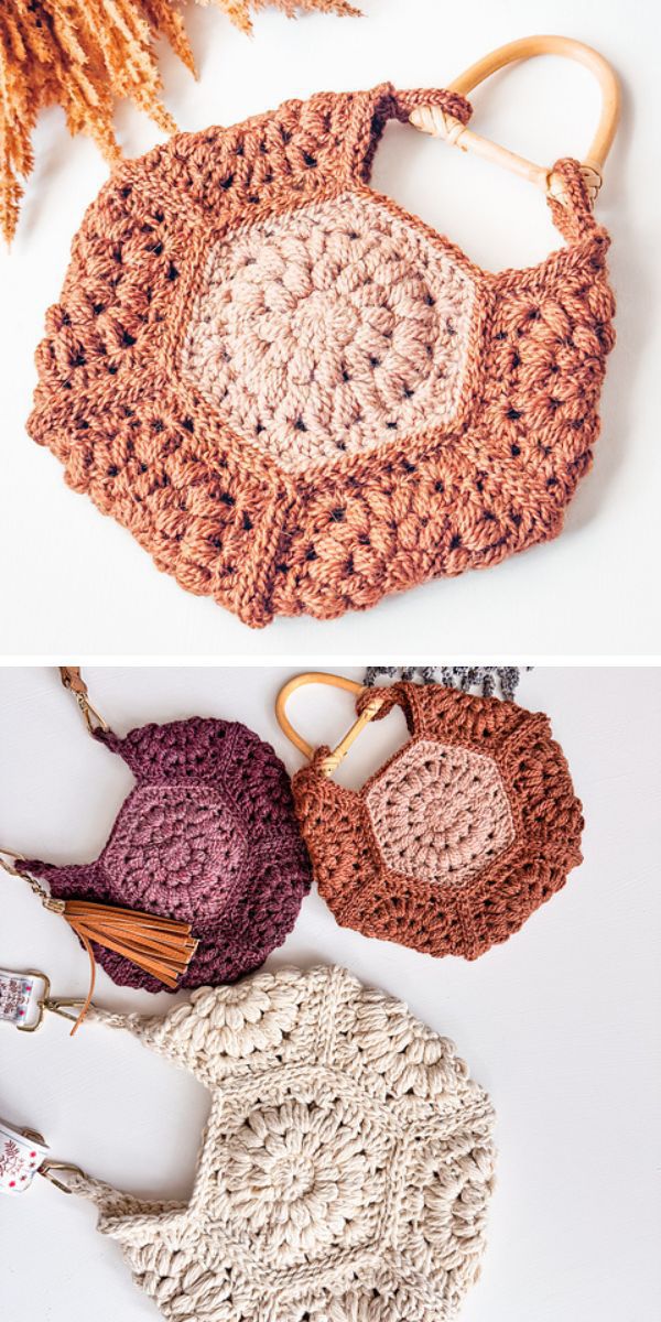 Casual Colorful And Fun Crochet Bags - Pattern Center