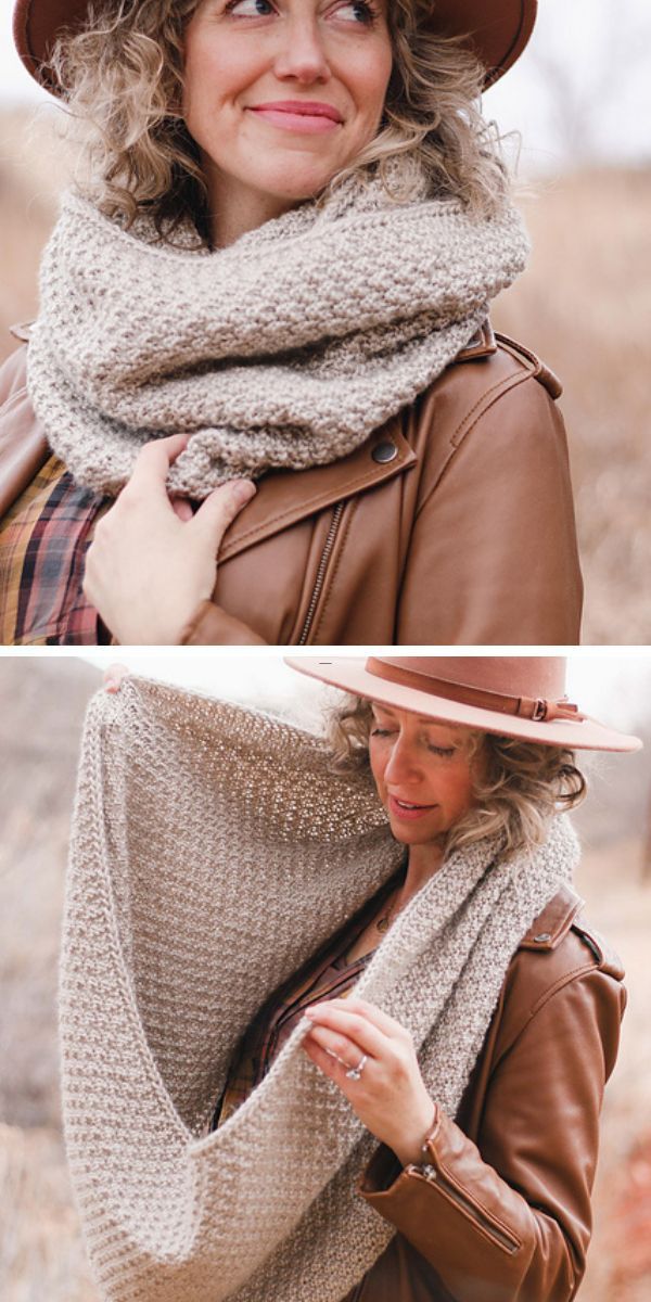 29 Cute Knitted Scarves Free Patterns