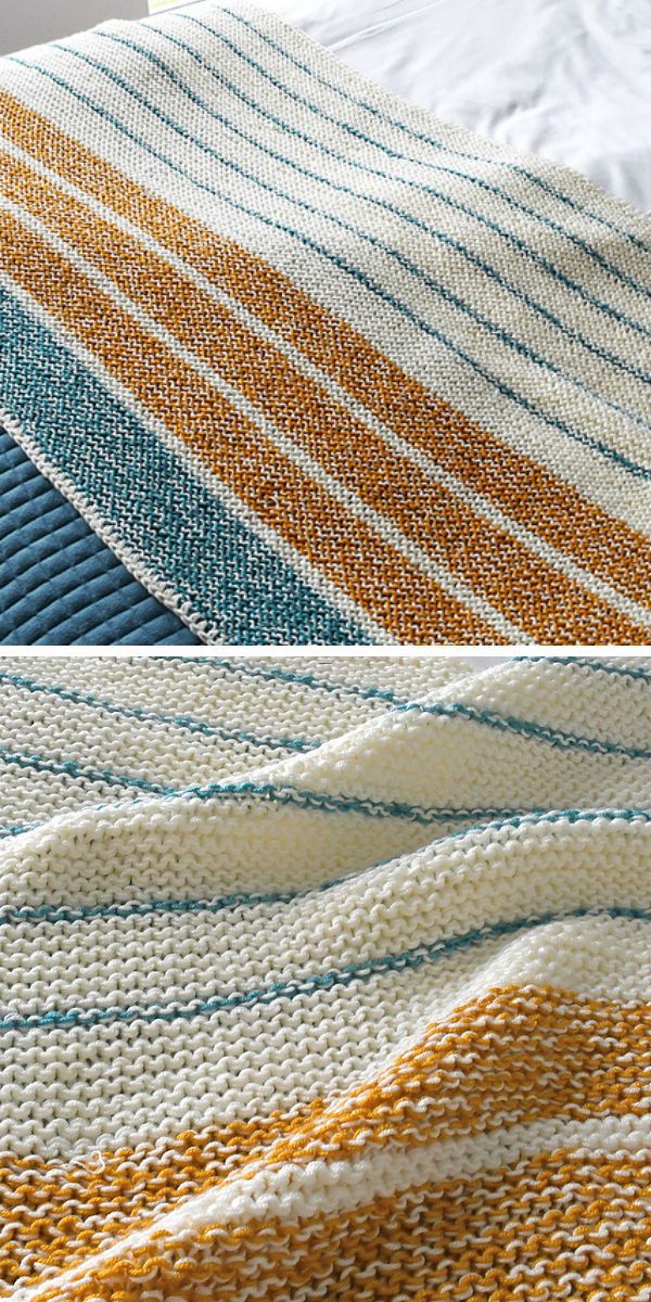 12 Easy and Colorful Knit Blanket Patterns to Brighten Your Home