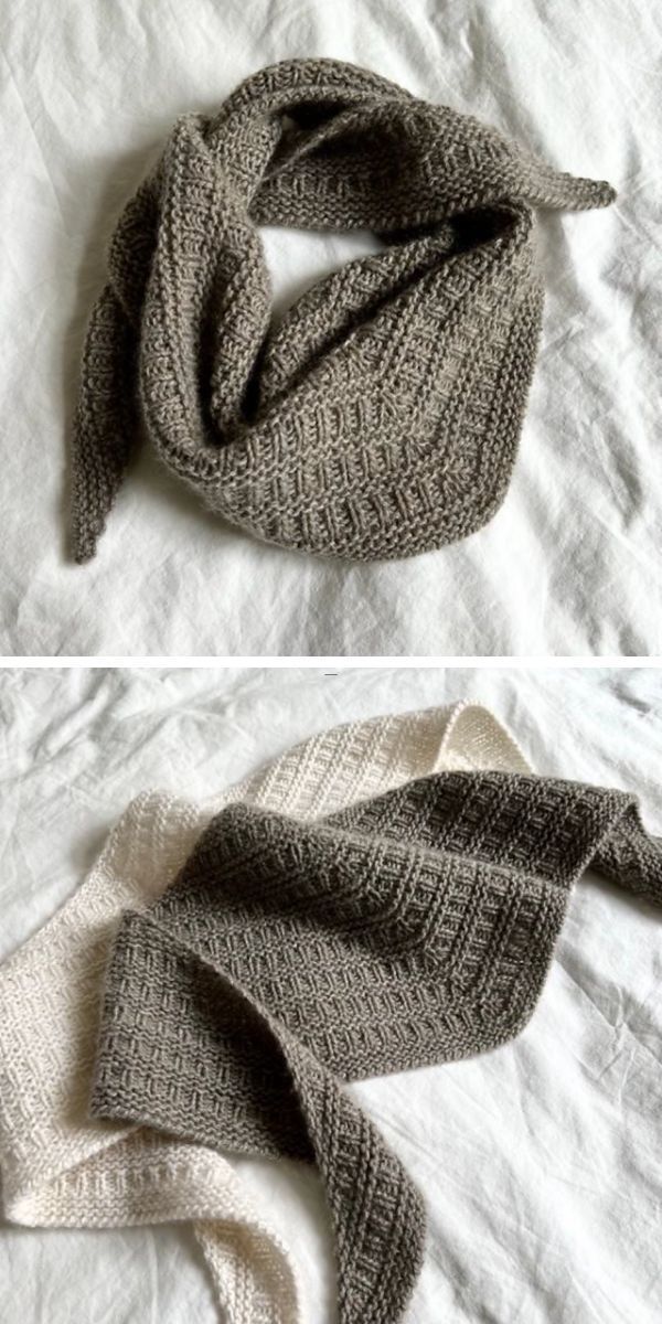 29 Cute Knitted Scarves Free Patterns