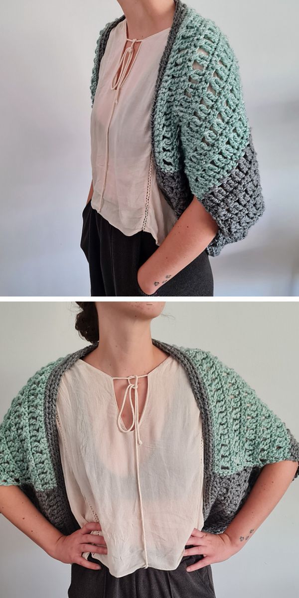 The Best Stylish Crochet Shrugs Ideas