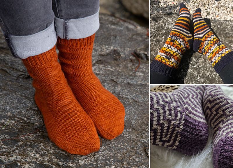 26 Bright Knitted Socks Patterns to Try New Knitting Techniques