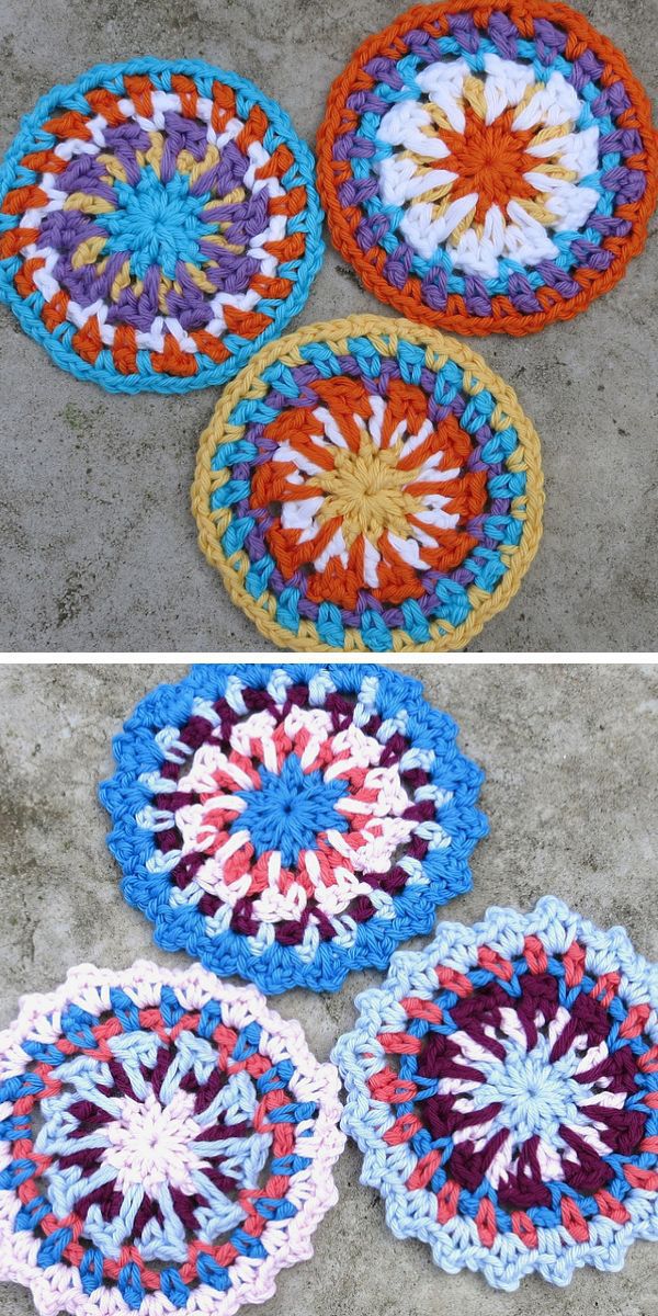 20 Decorative Crochet Hoop Mandalas to Meditate While Creating