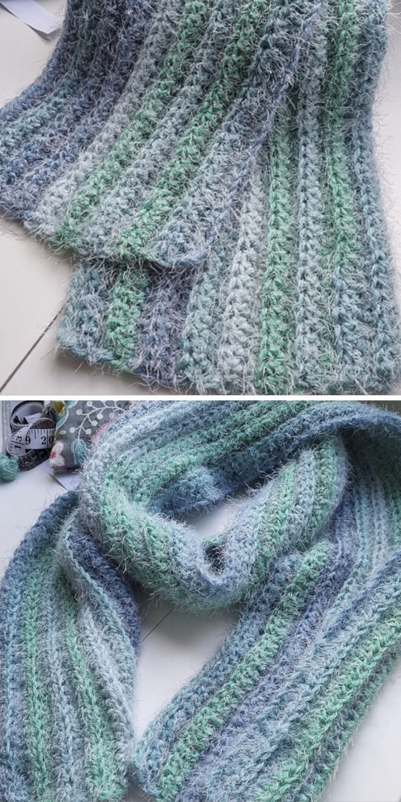 11 Easy Mindless Crochet Scarf Patterns