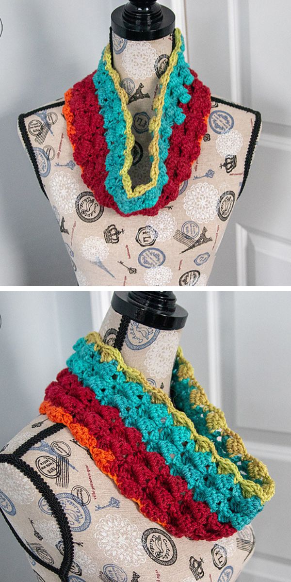 Beautiful and Feminine Crochet Cowls - Pattern Center
