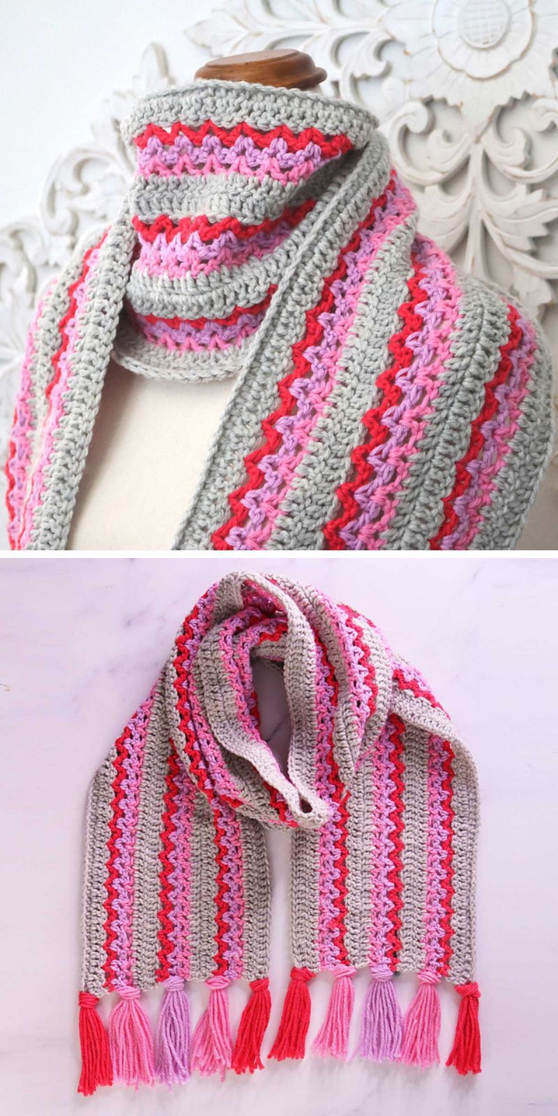 11 Easy Mindless Crochet Scarf Patterns