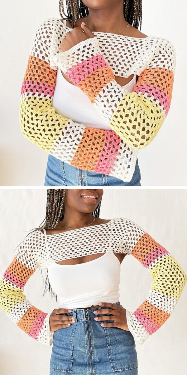 The Best Stylish Crochet Shrugs Ideas