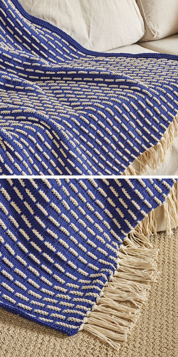 25 Colorful Knitted Blanket Patterns to Add Warmth and Style