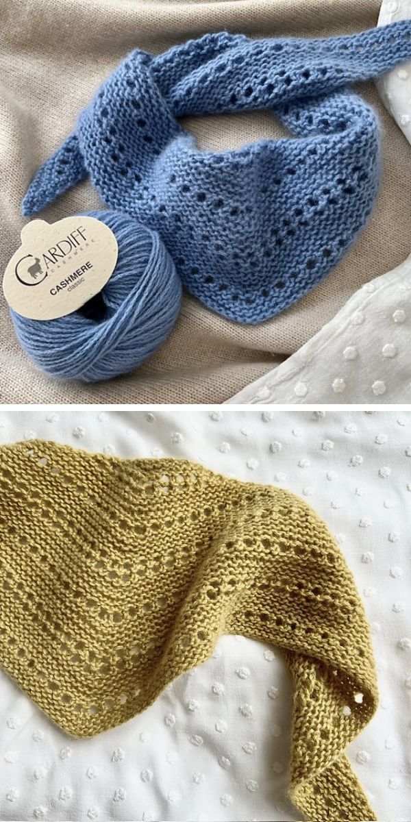 29 Cute Knitted Scarves Free Patterns