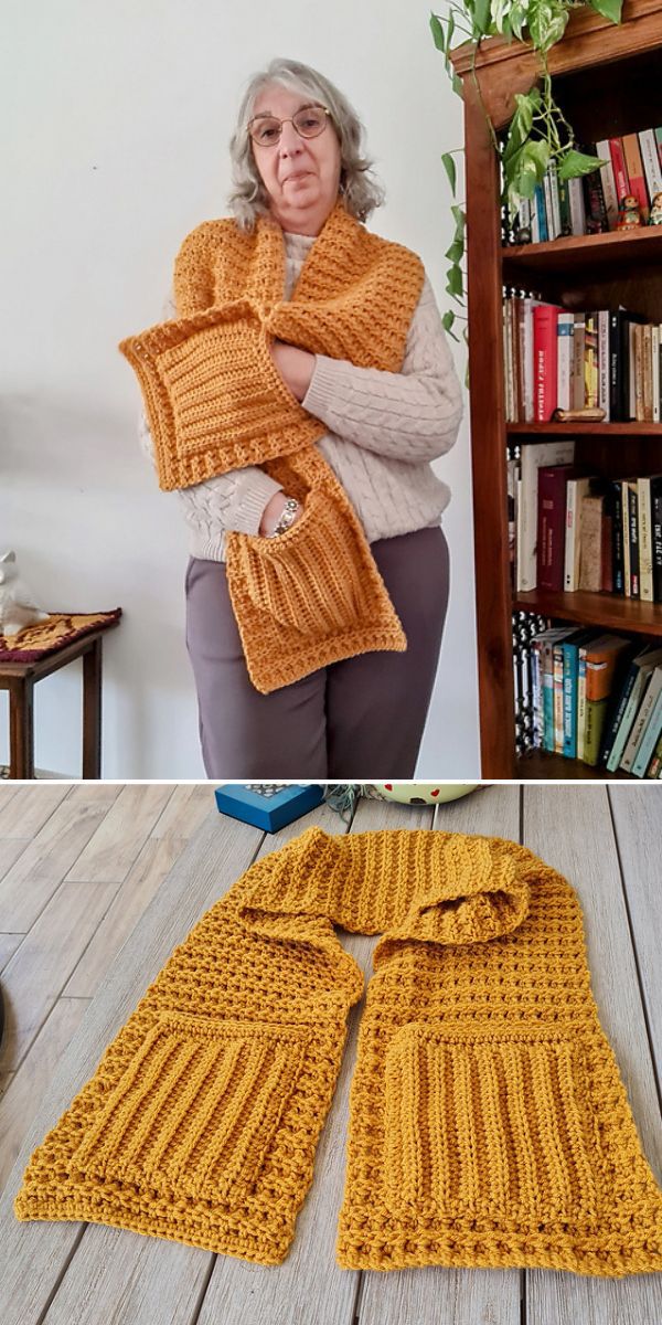 11 Easy Mindless Crochet Scarf Patterns