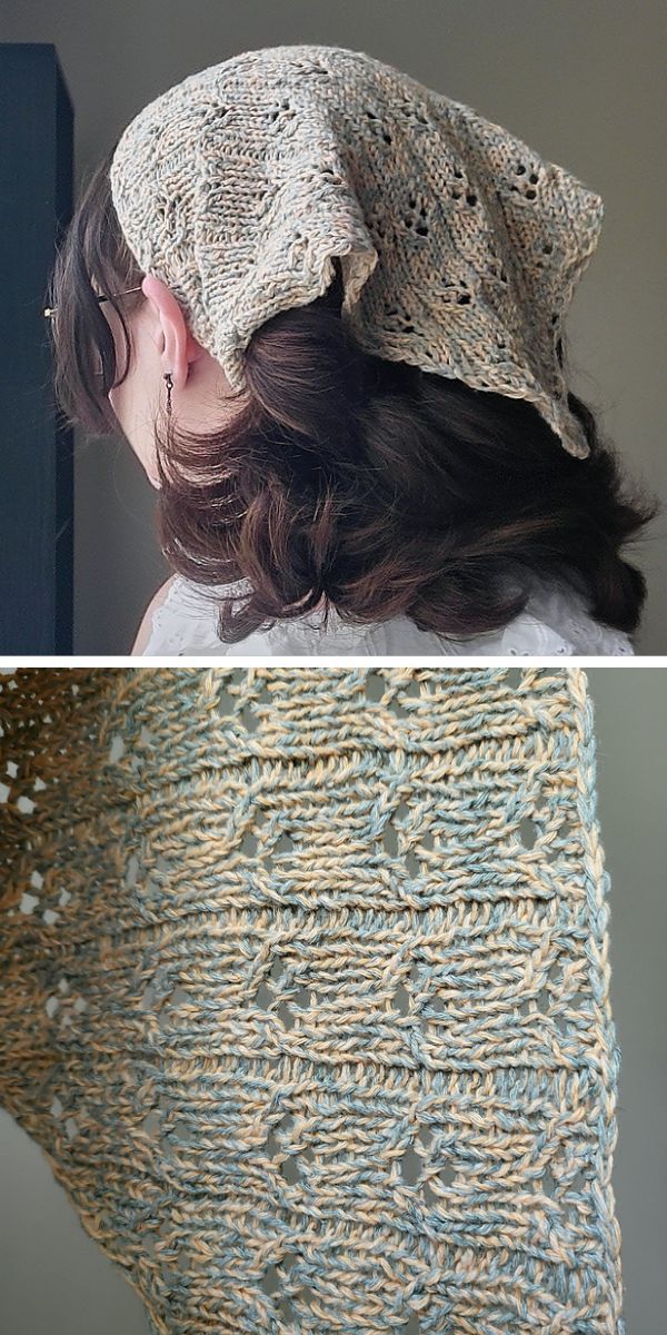 13 Lovely Knitted Bandanas and Kerchiefs To Look Fabulous in Fall 2025