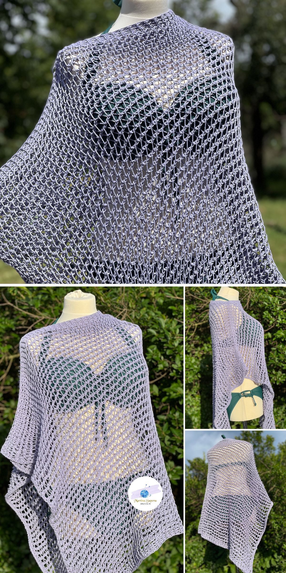 11 Cute Knit Poncho Free Patterns