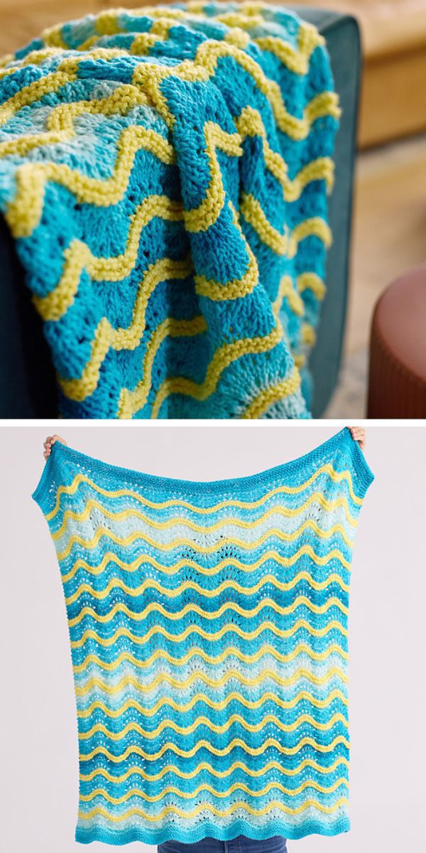 25 Colorful Knitted Blanket Patterns to Add Warmth and Style