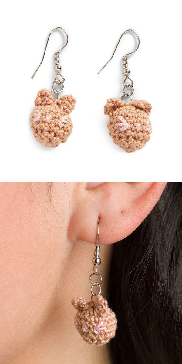 Beautiful Colorful Crochet Earrings - Pattern Center