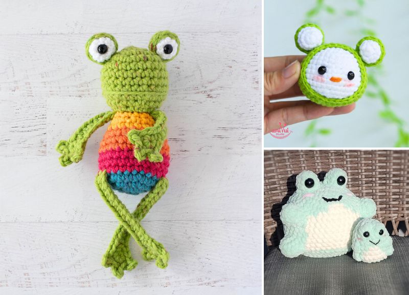 26 Cool Crochet Frog Patterns for Animal Amigurumi Collection
