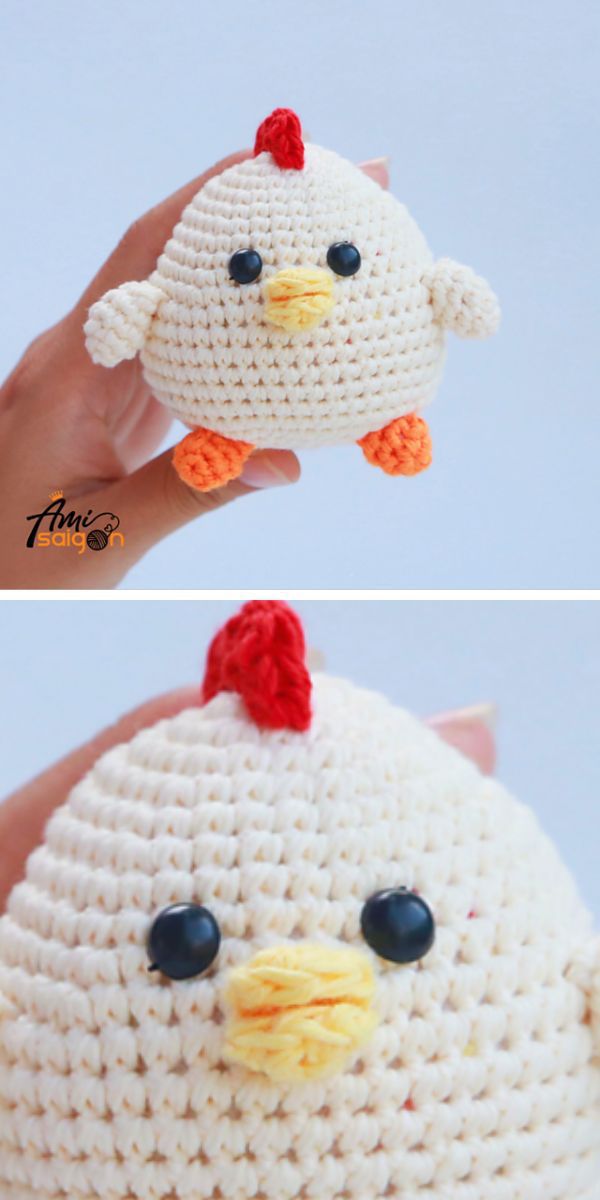 24 Cute Crochet Chicken Patterns to Create Amazing Amigurumi