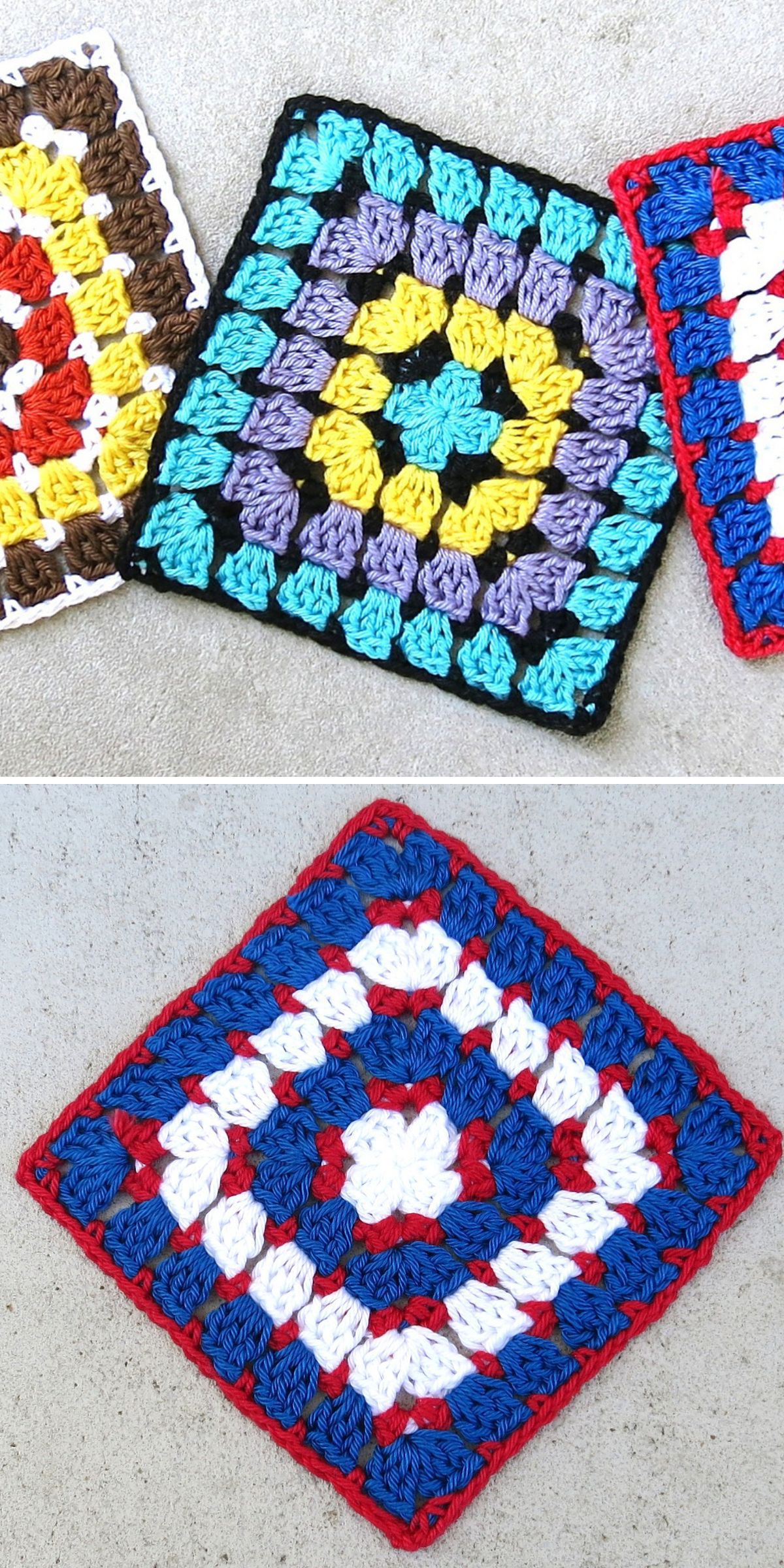 24 Granny Square Blankets and Block Patterns and Clever Ideas