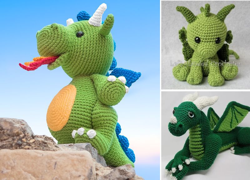 13 Free Dragon Crochet Patterns to Create Your Mighty Tale