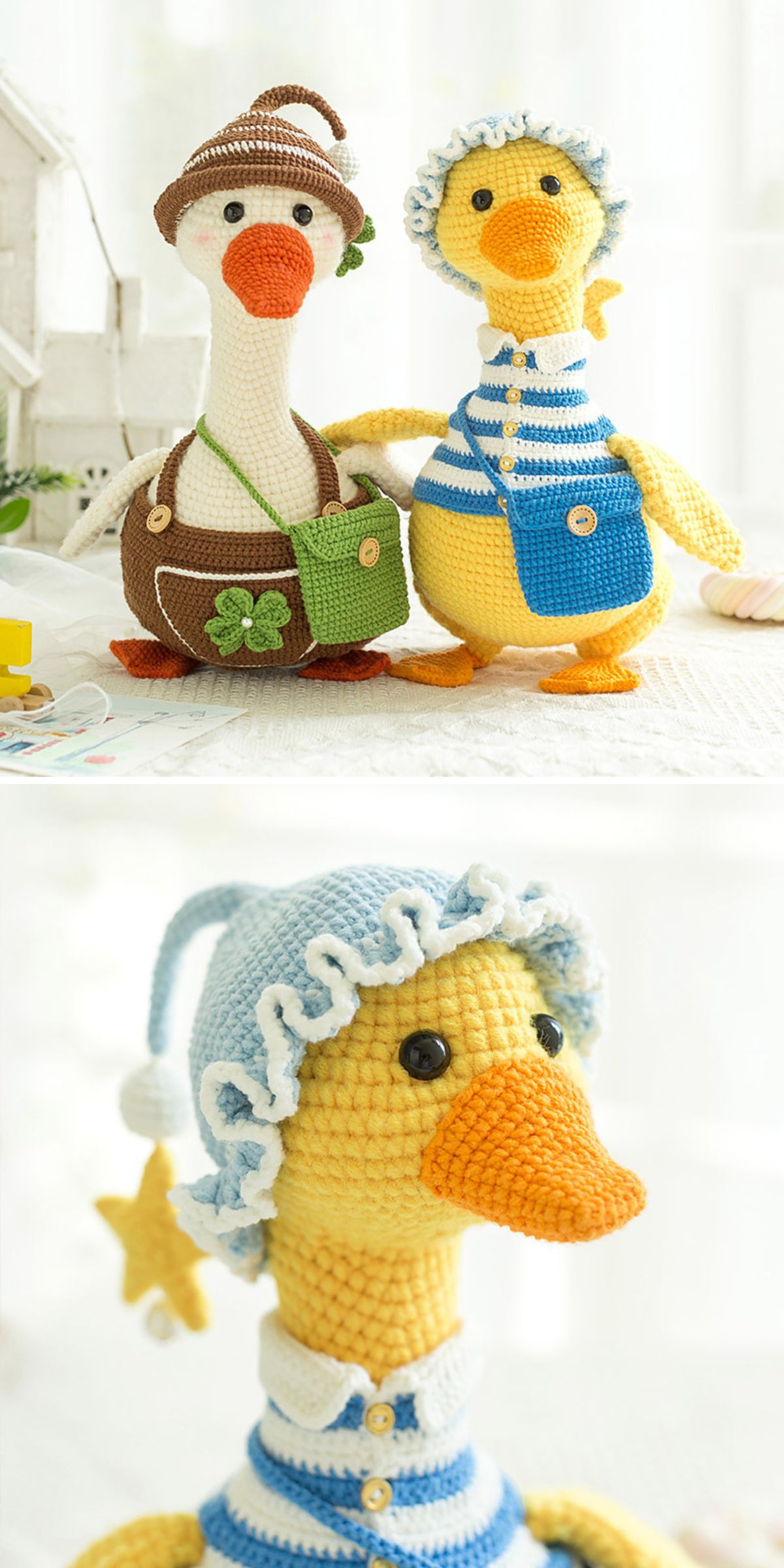 21 Funny Free Crochet Duck Patterns to Practice with Amigurumi