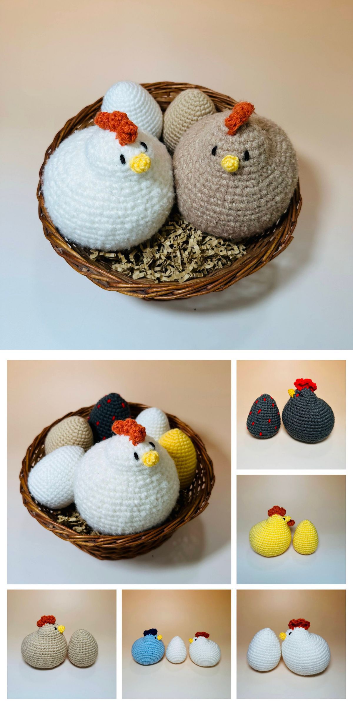 24 Cute Crochet Chicken Patterns to Create Amazing Amigurumi