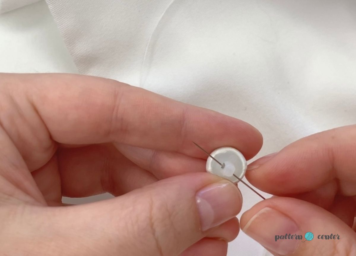 How to Sew a Button on a Shirt by Hand (With Photos & Video)